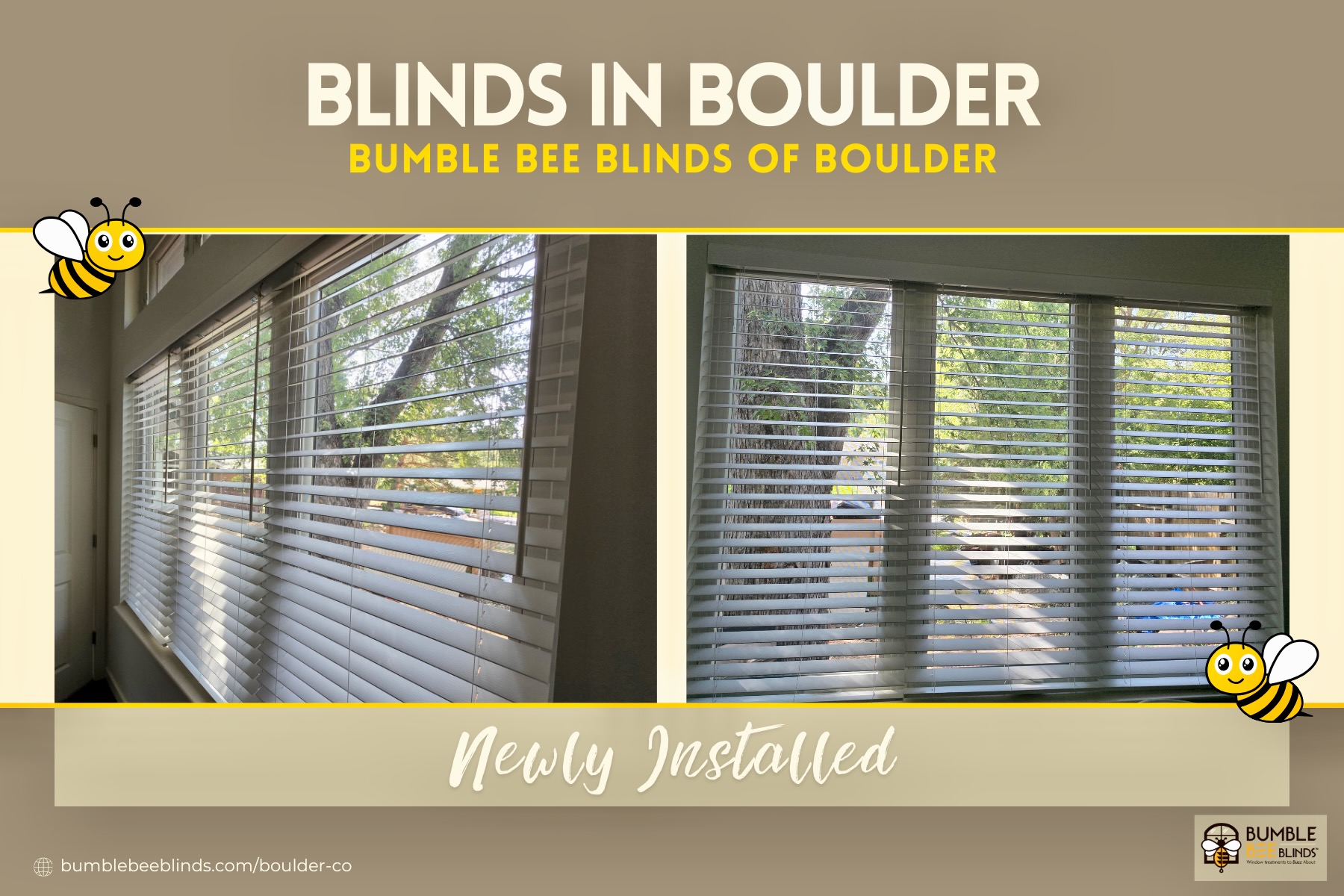 Bumble Bee Blinds of Boulder: Before & After